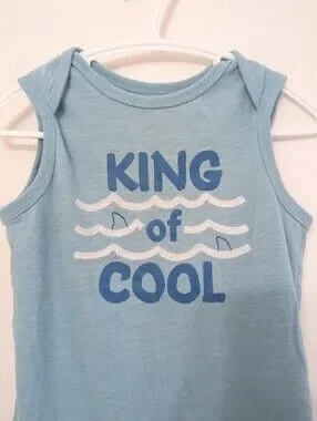 Joe Fresh | Bottoms | 425 Joe Fresh Light Blue King Of Cool Romper For ...